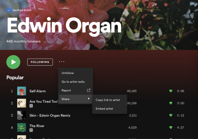 How Do I Get My Spotify Artist or Album URI? - EmuBands